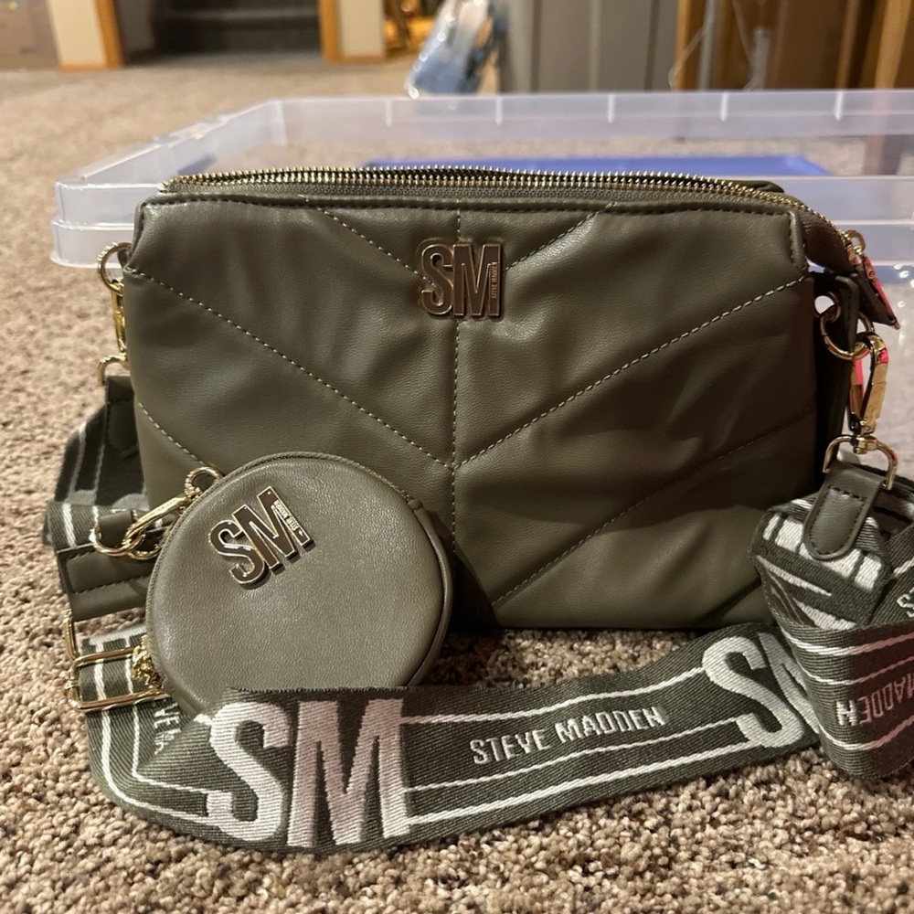 Steve Madden Olive Crossbody Bag Set - Gem